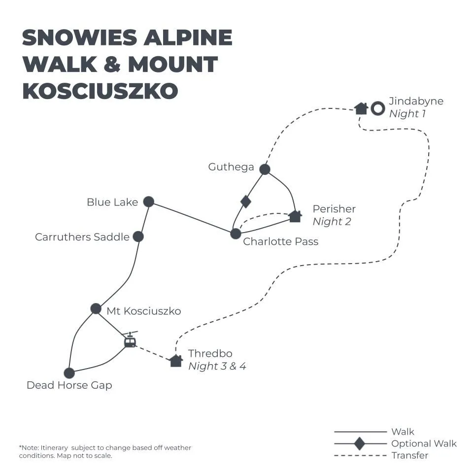 Snowies Alpine Trail & Mount Kosciuszko - 5 Day Self-Guided Walk