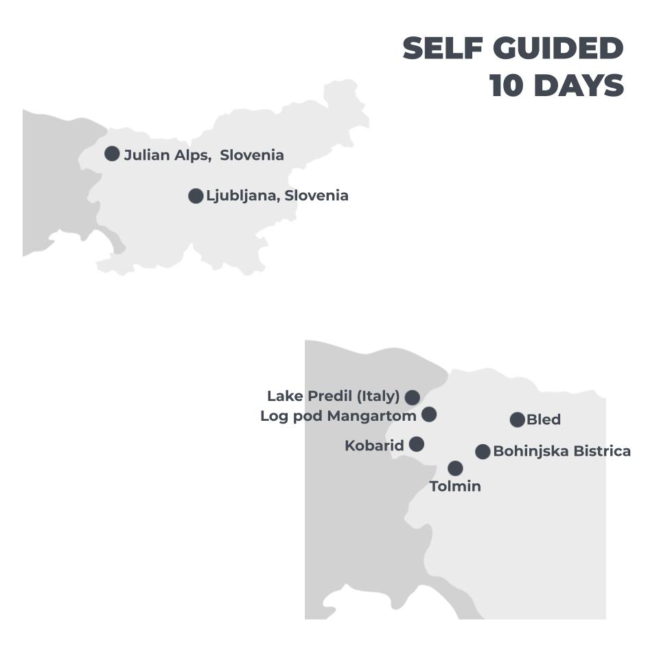 Lakes and Rivers of the Julian Alps - 10 Days - Auswalk Walking Holidays